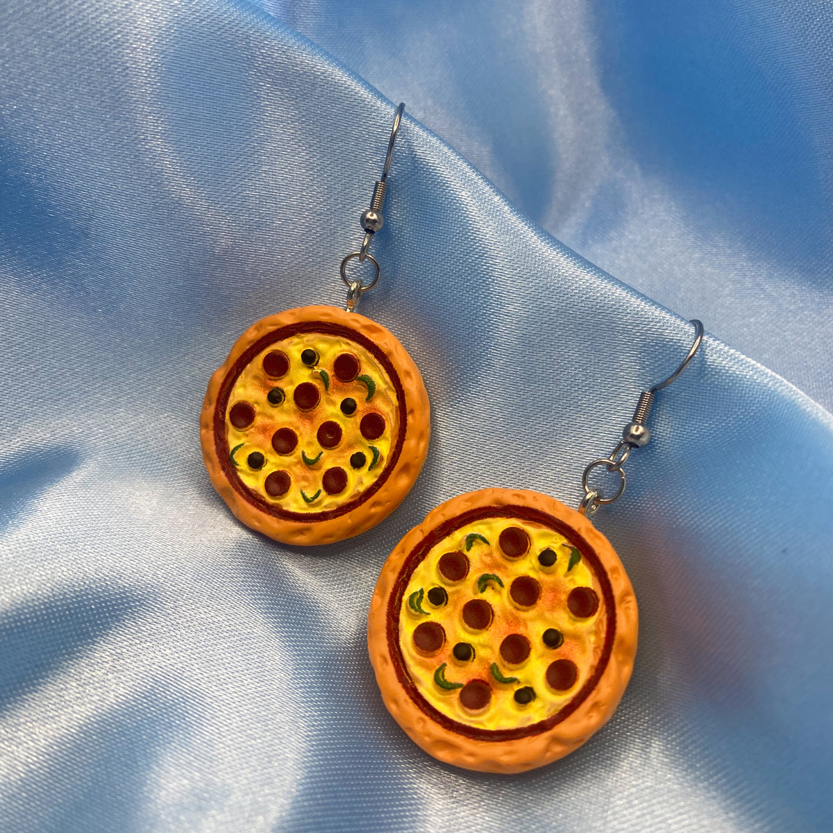 Pizza Earrings – Lapis Lily
