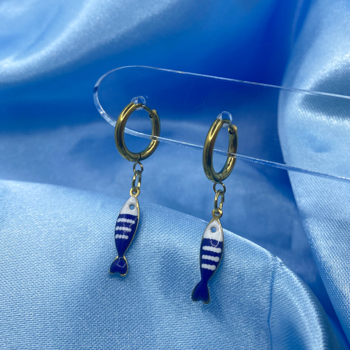 Mini Fish Hoop Earrings - 3 designs – Lapis Lily