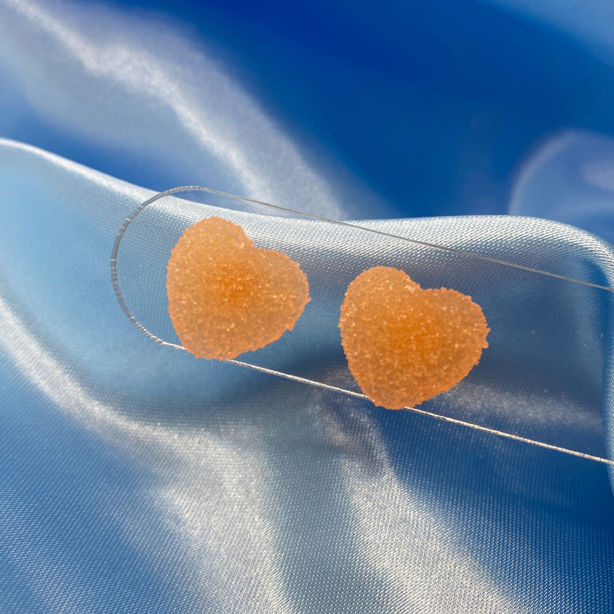 Sour Heart Studs - various colours – Lapis Lily