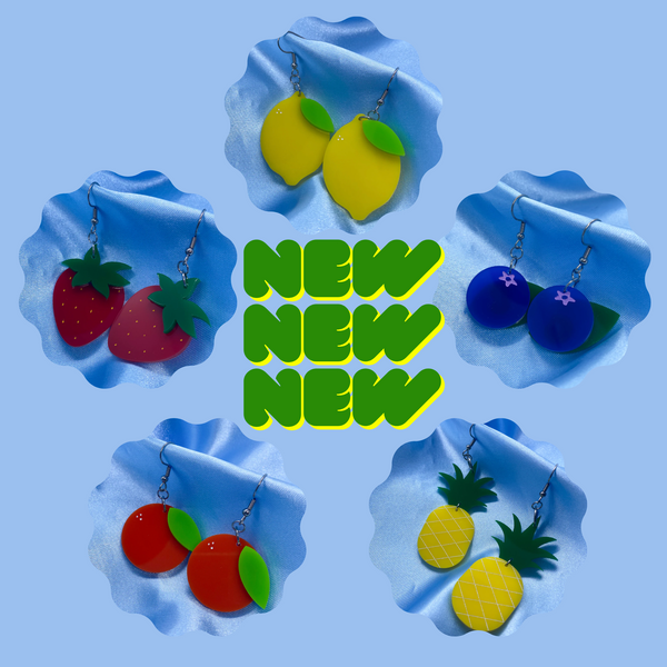 Lapis Lily - Funky and Quirky Earrings