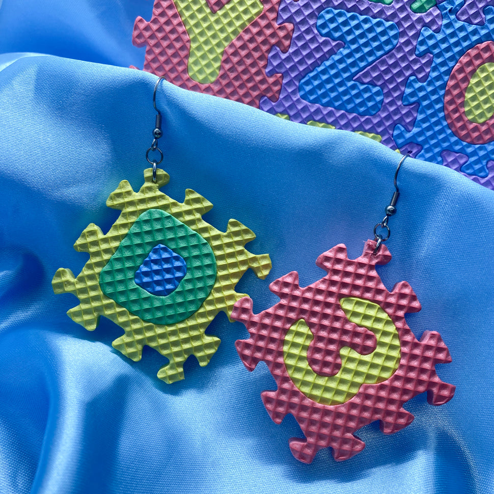 Lapis Lily - Funky and Quirky Earrings